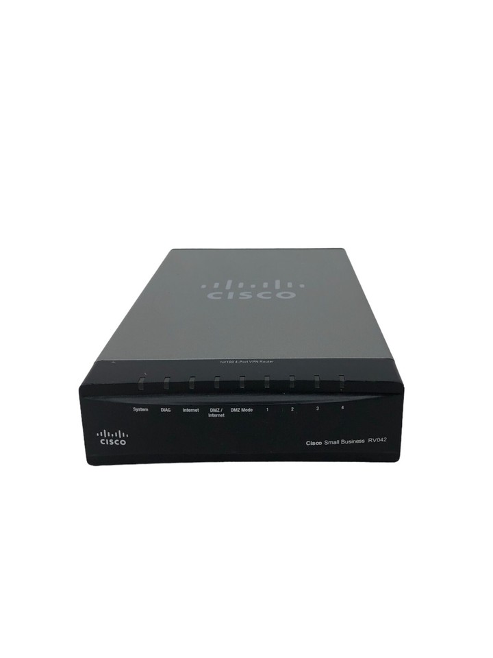 Cisco Small Business RV042 4-Port 10/100 Dual WAN VPN Wired Router ...