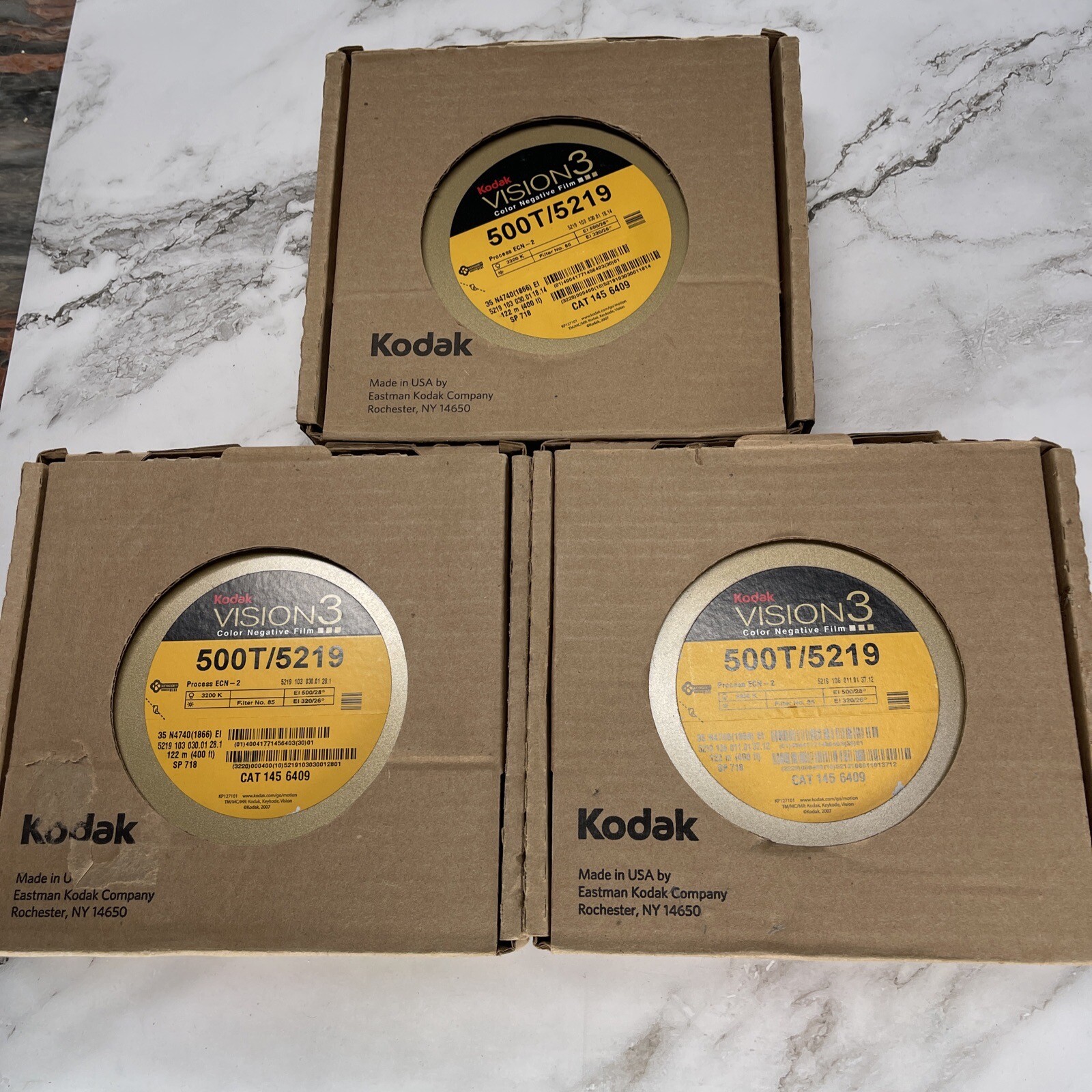 TWO+ROLL+KODAK+VISION+3+500T+Color+Negative+Film+5219+%2F+35+mm+%28400 ...