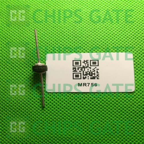 4PCS MR756 DIODE STD REC 6A 600V AXIAL 756 | eBay