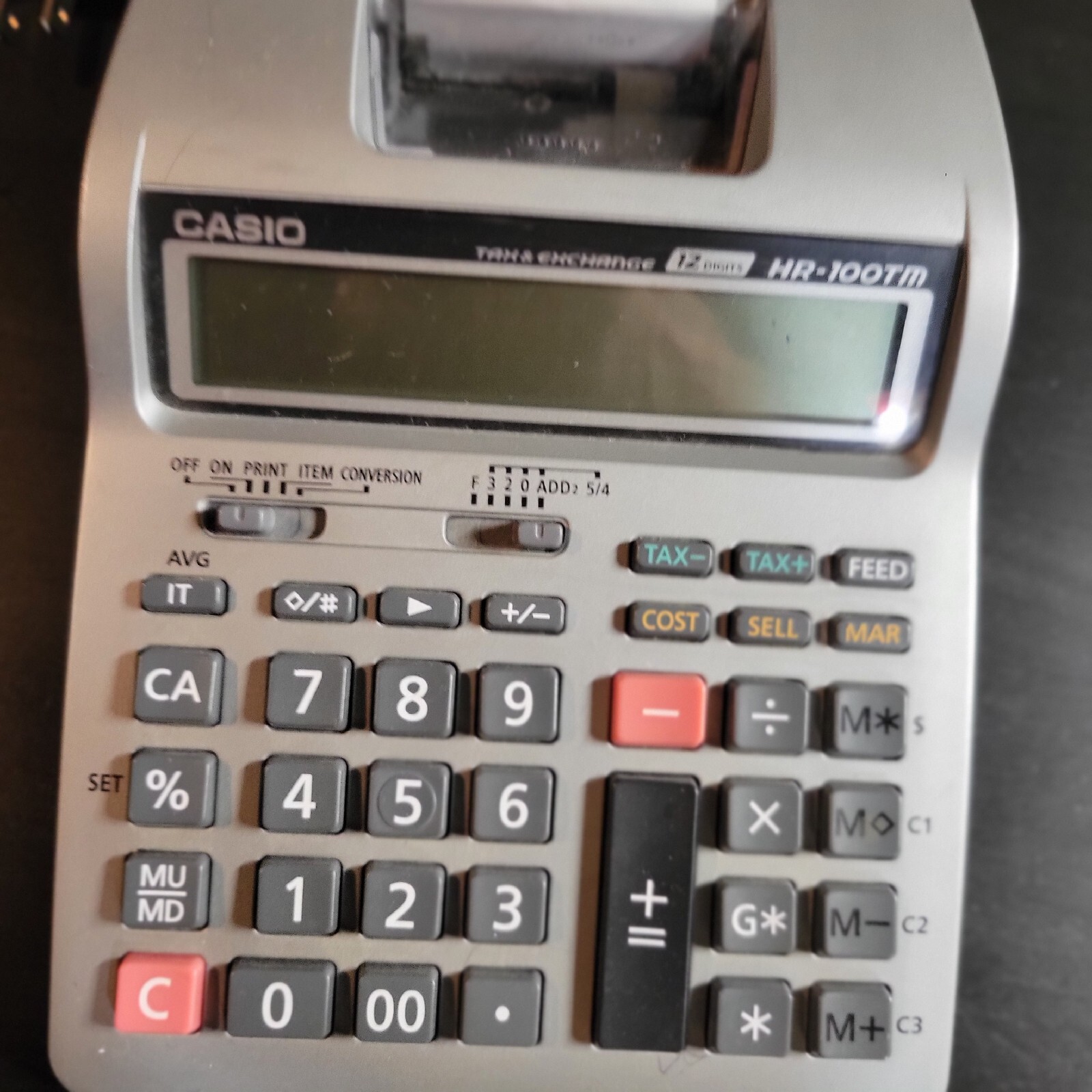 Casio HR-100TM Printing Calculator (Works Great) | eBay