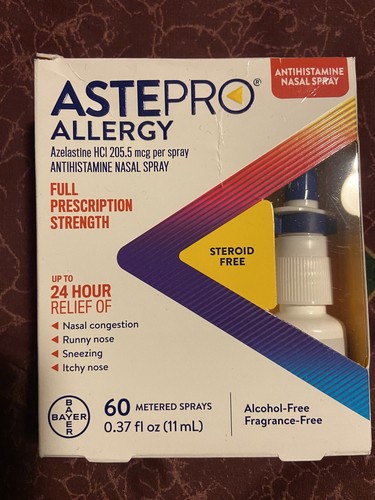 ASTEPRO Allergy Nasal Spray - 60 Metered Sprays 0.37 fl. oz. (EXP 03/ ...