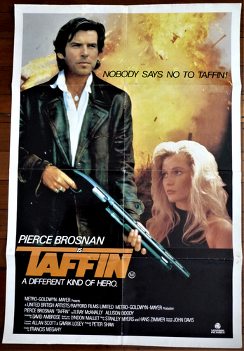 TAFFIN Original 1988 Australian One Sheet Movie Poster Brosnan, Alison ...