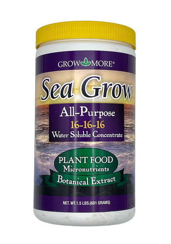 Grow More Sea Grow Kelp Fertilizer - 1.5Lbs of 16-16-16 Water-Soluble ...