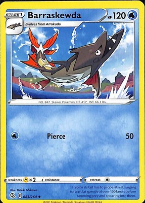 Barraskewda 083/264 Uncommon Fusion Strike | eBay
