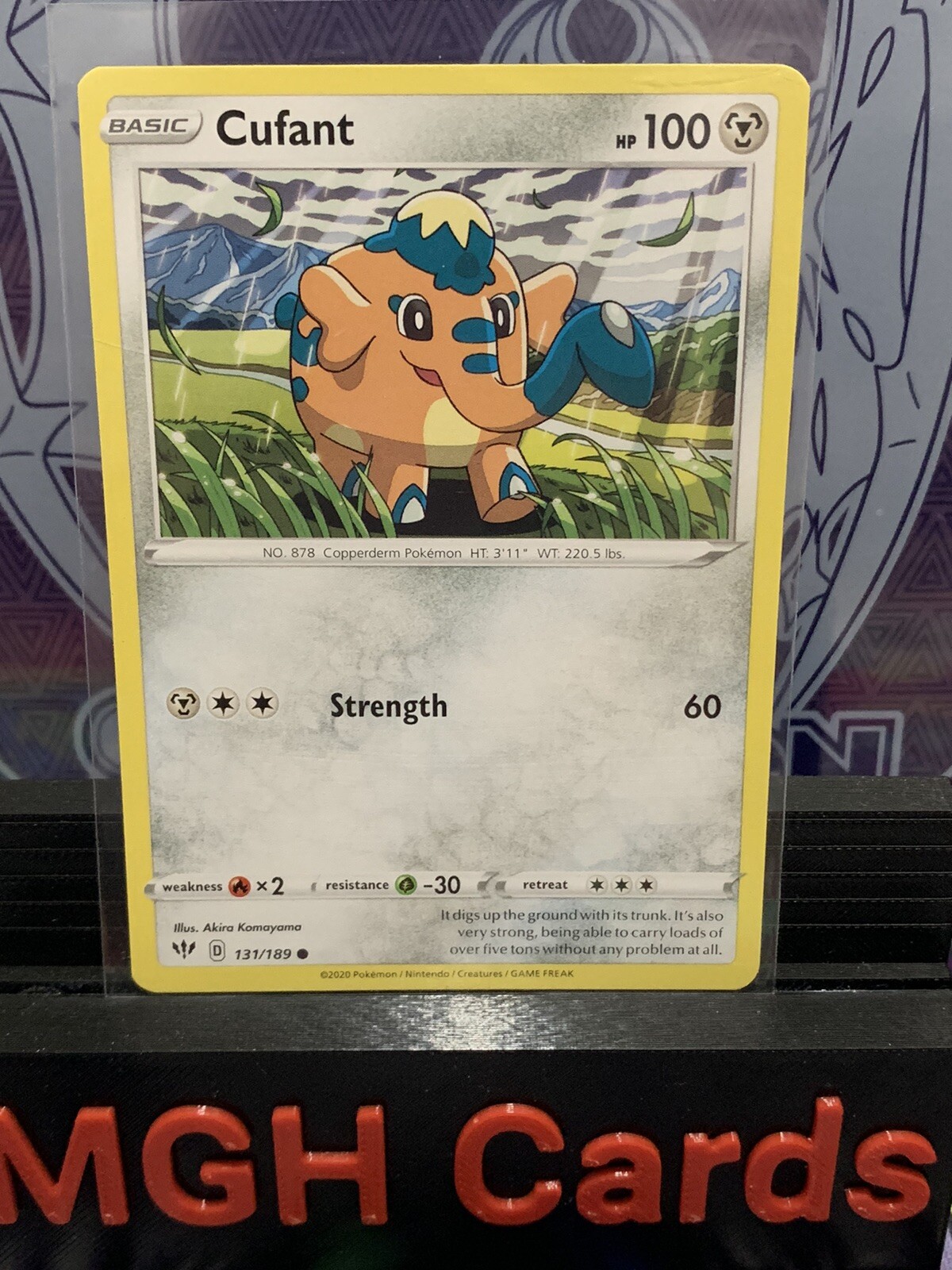 Cufant Darkness Ablaze 131/189 Pokemon TCG Card NM/M Regular Common ...