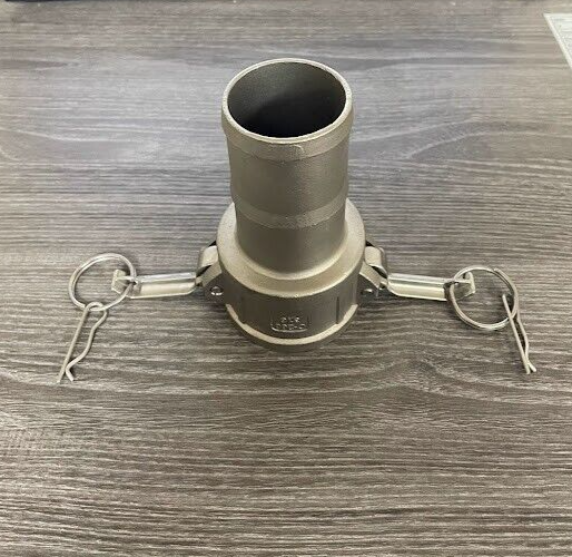 2" Type C Stainless Steel Camlock Female Camlock x Hose Barb C200-SS ...