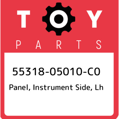 55318-05010-C0 Toyota Panel, instrument side, lh 5531805010C0, New ...