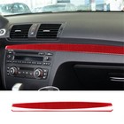 39PCS Red Carbon Fiber Full Kits Sticker Set For BMW 1 Series E82 ...