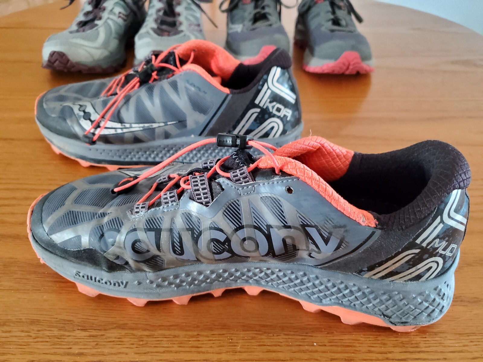 Saucony KOA MUD Trail Running Shoes Men Size 9 Gray/B… - Gem