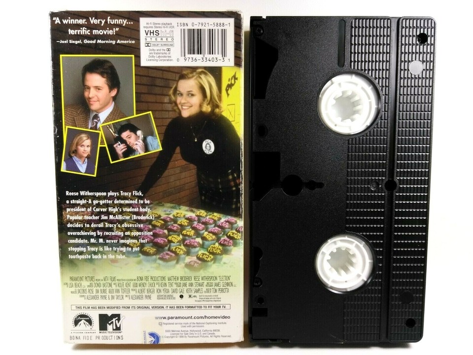 Election (VHS, 1999) Matthew Broderick, Reese Witherspoon 97363340331| eBay