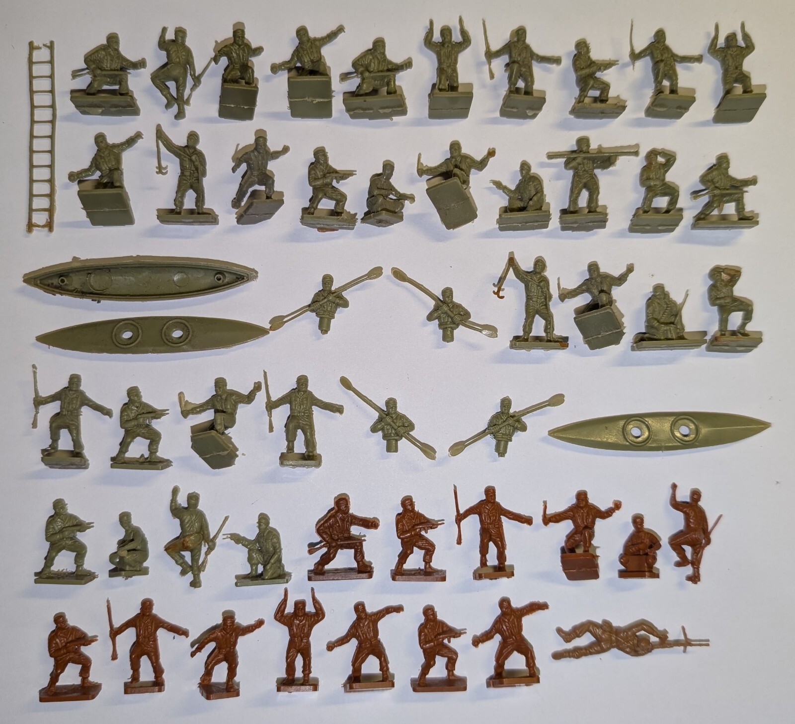 WW2 British Commandos type 1 - Airfix set 1732 - 1/72 - 50 soldiers | eBay