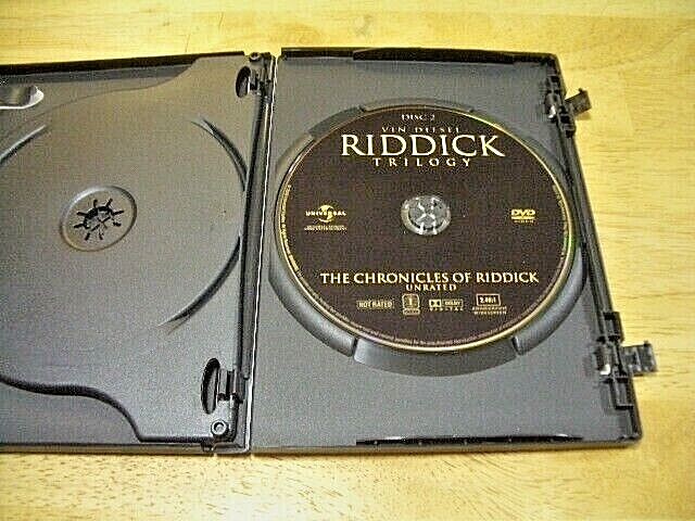 RIDDICK TRILOGY - DVD - 2006 - 2 DISC SET - FRANCHISE COLLECTION-VERY ...
