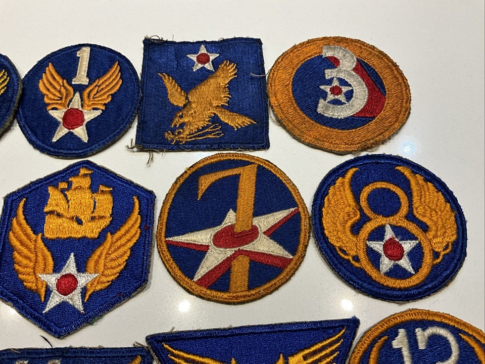 20 Original WWII US ARMY AIR FORCE CUT EDGE FIGHTERS BOMBERS PILOT ...