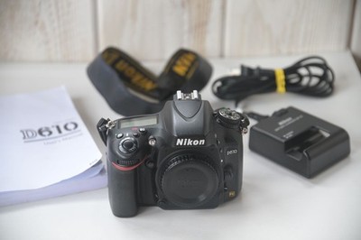 NIKON D610 24.3 MP FULL FRAME DSLR With low shutter activations! | eBay
