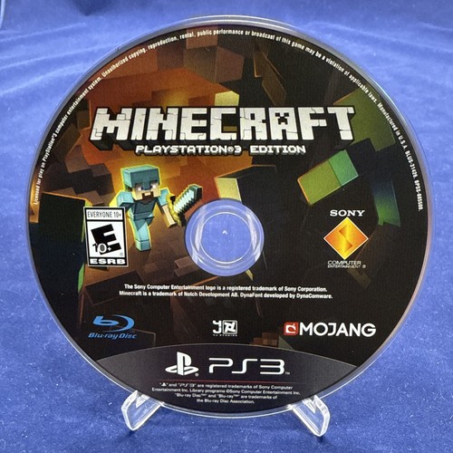 Minecraft PS3 Edition (PlayStation 3, 2014) DISC ONLY Cleaned & Tested ...