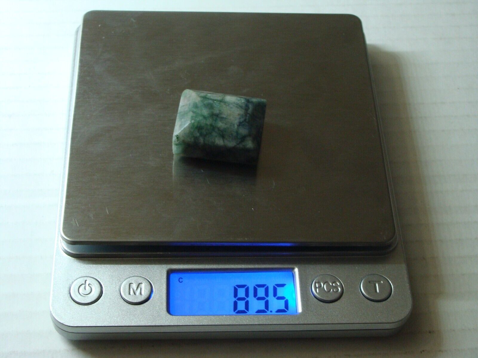 80Ct Natural Emerald Green Color Enhanced Earth Mined Gem Gemstone ...