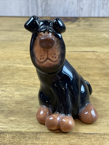 Rottweiler Dog Figurine Douglas D&D Studios Porcelain Dog Lover Rottie ...