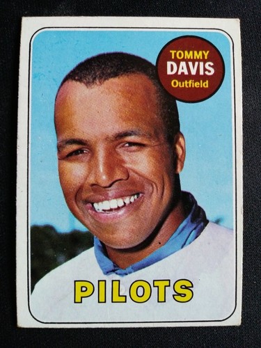 1969 Topps Baseball Card # 135 Tommy Davis - Seattle Pilots | eBay