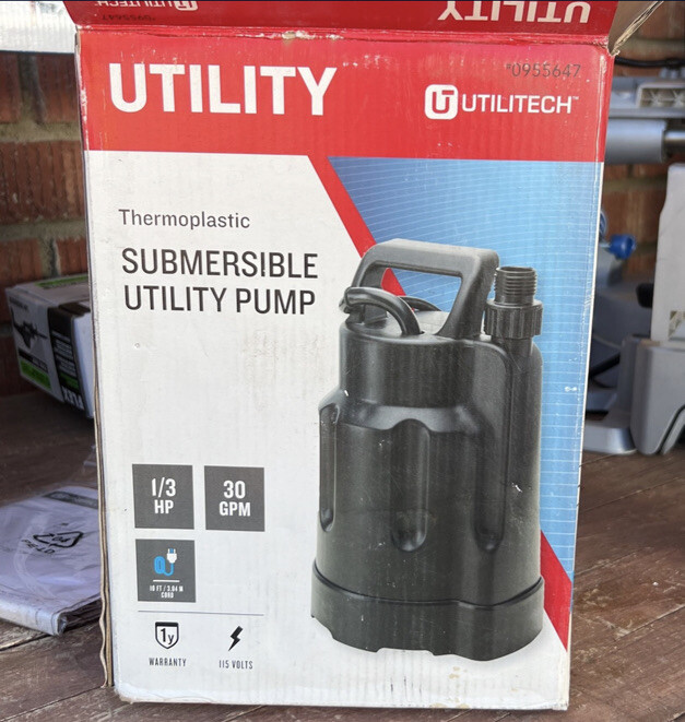Utilitech Pump UtiliTech Submersible Sump Pump. | Tons Of Good Gifts!!