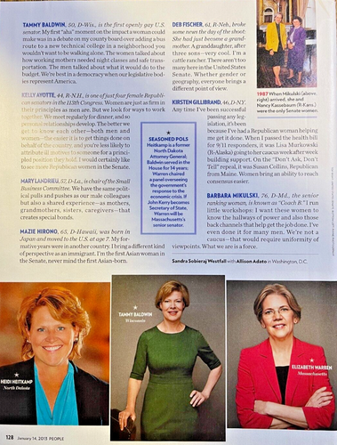 2013 Ladies of Senate Claire MCCaskill Terry Baldwin Kelly Ayotte Deb ...