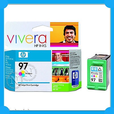 HP Genuine #97 Tri-Color Ink Cart->Photosmart B8330/8758/8753/8750 ...