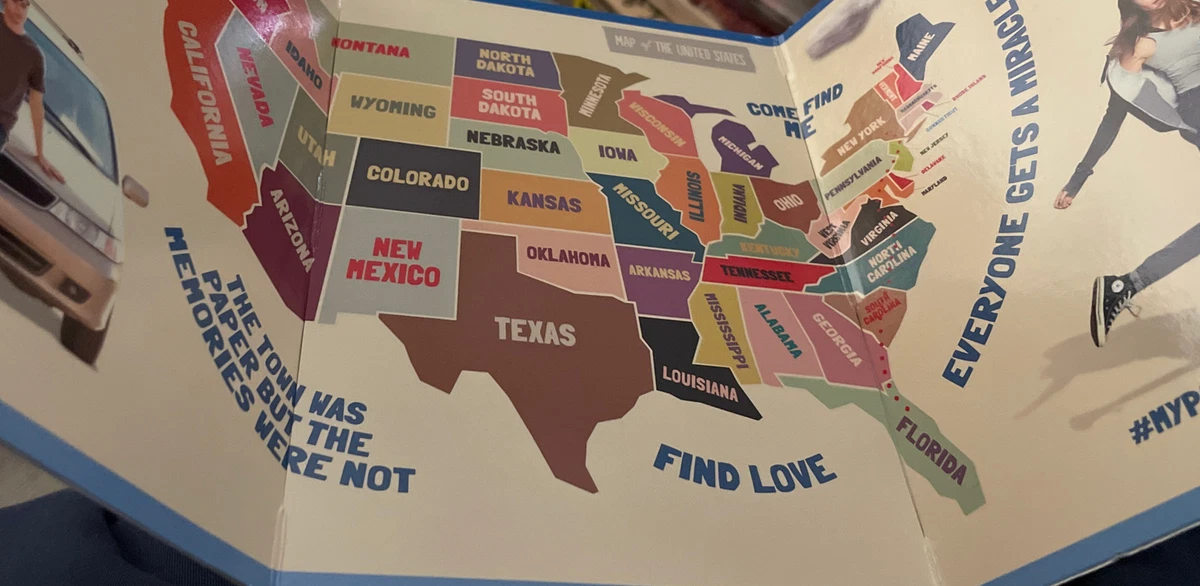 Paper Towns Map