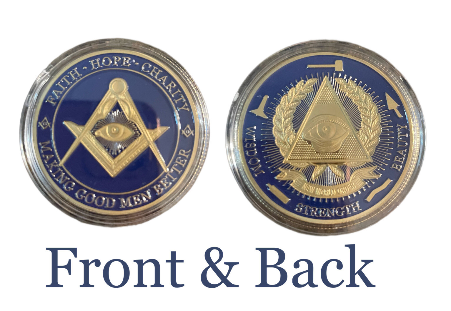 Freemason Peace Through Brotherhood Band of Brothers Challenge Coin | eBay