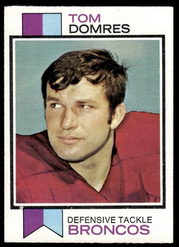 1973 TOPPS TOM DOMRES DENVER BRONCOS #386 | eBay