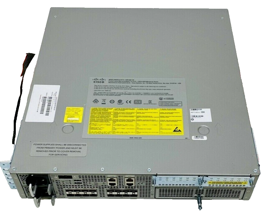 Cisco ASR1002-HX System,4x10GE+4x1GE, 2xP/S, ASR1002HX-IPSECHW Crypto ...