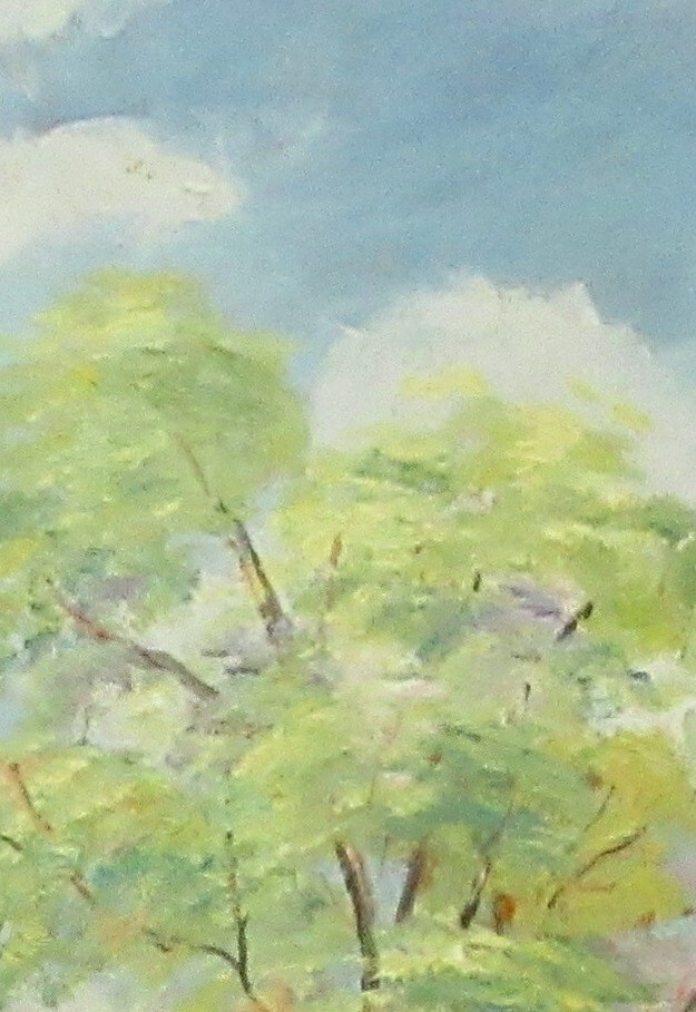 RUBY C. DOBESH CALIFORNIA LANDSCAPE OIL BOARD PAINTING UNFRAMED | eBay