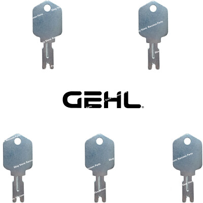 5 Gehl Skid Steer Ignition keys 073694 1648 4610 4615 SL Series V270 ...