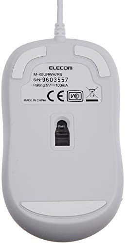 erekomu Optical Mouse USB 3 Buttons White Rohs Directive CompliantNEW ...