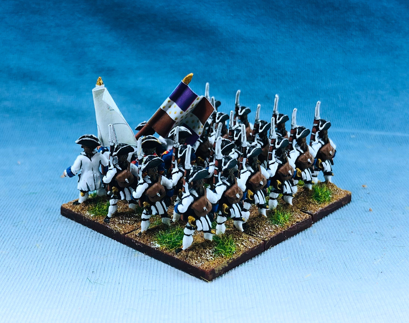 15mm SYW Seven Years War WGS painted French Royal Infanterie Fa48 | eBay