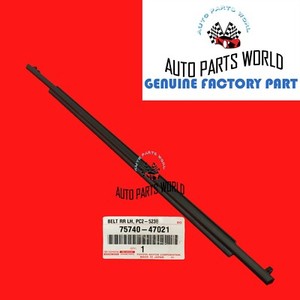 NEW GENUINE OEM TOYOTA 10-15 PRIUS LEFT REAR DOOR BELT MOULDING 75740 ...