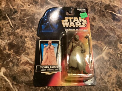 Kenner Tusken Raider With Gaderffi Stick Battle Club Action Figure ...