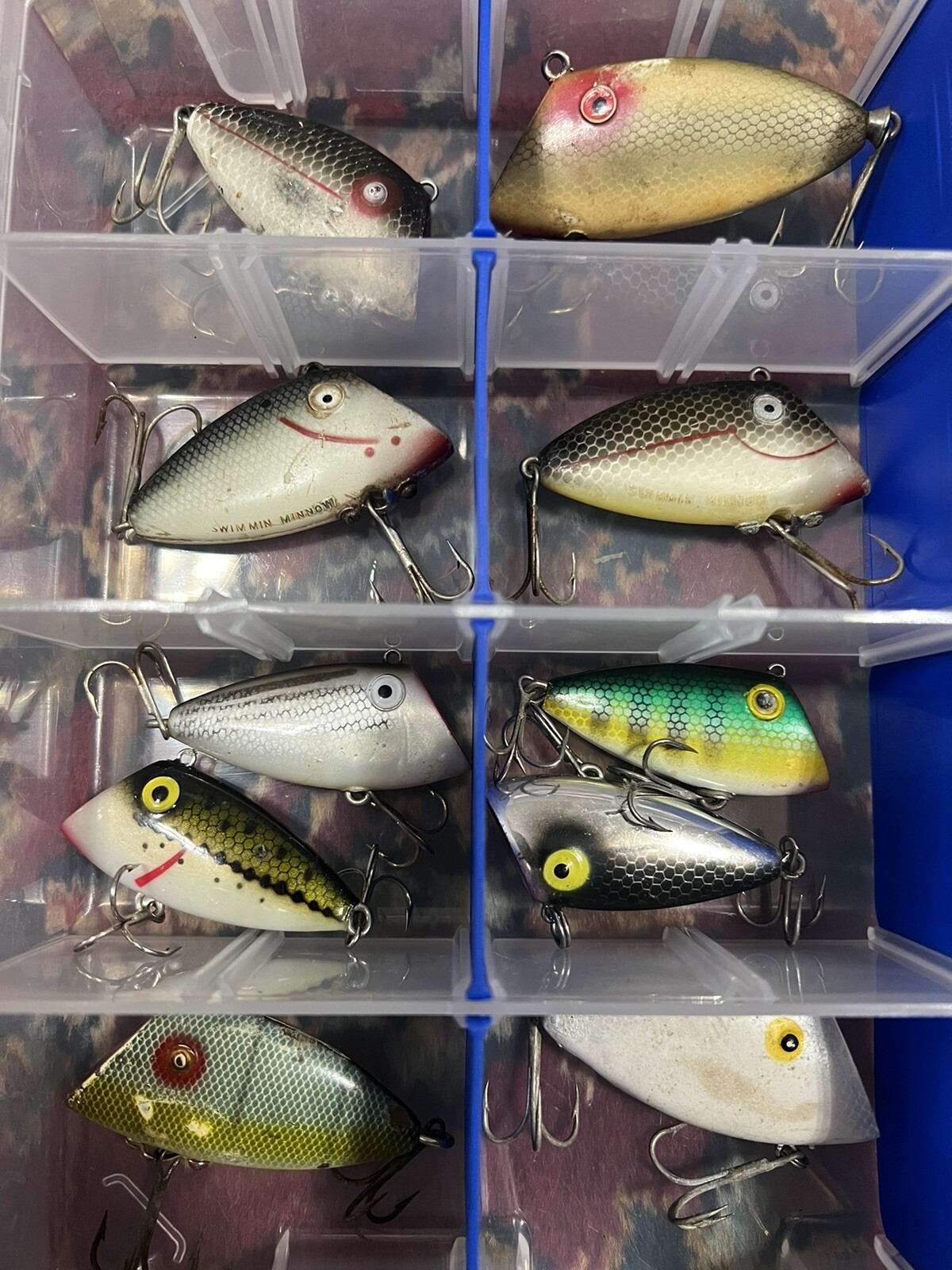 Lot of 30 Various Bayou Boogie Pico Perch etc. Mix colors Rare Fishing ...