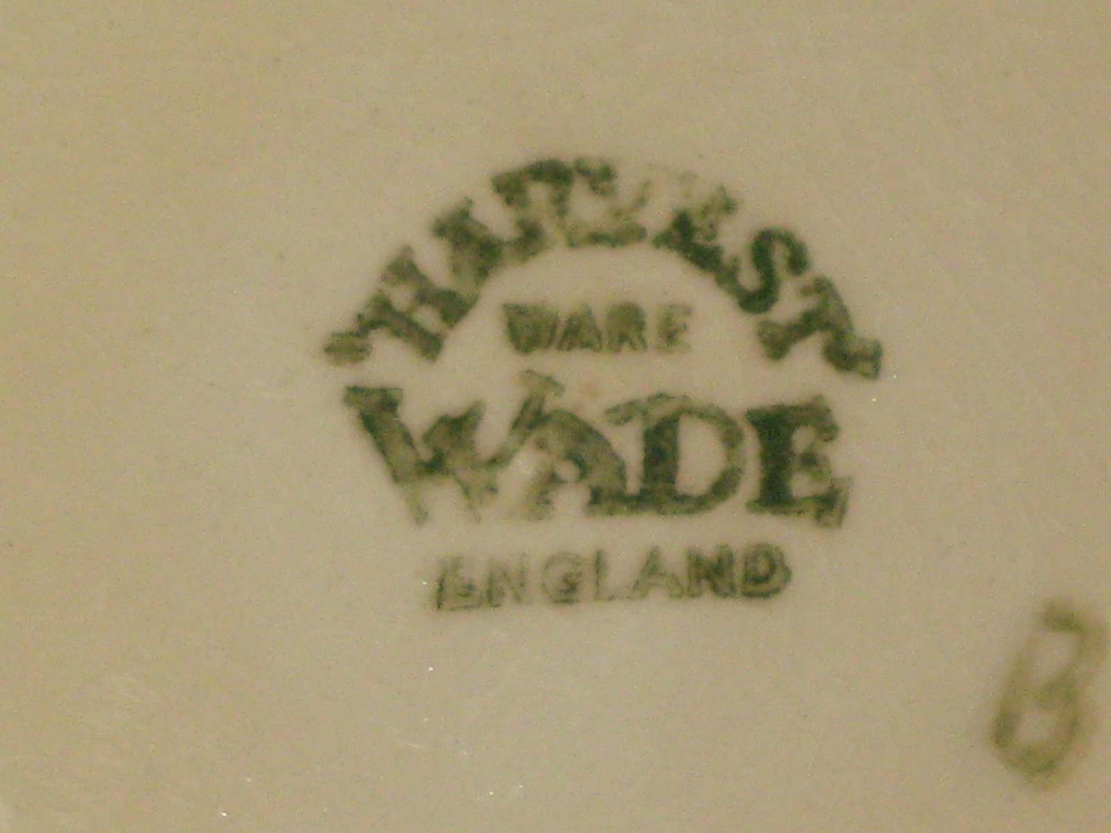 Vintage English Wade Harvest Ware Circular Hand Painted Impressed ...