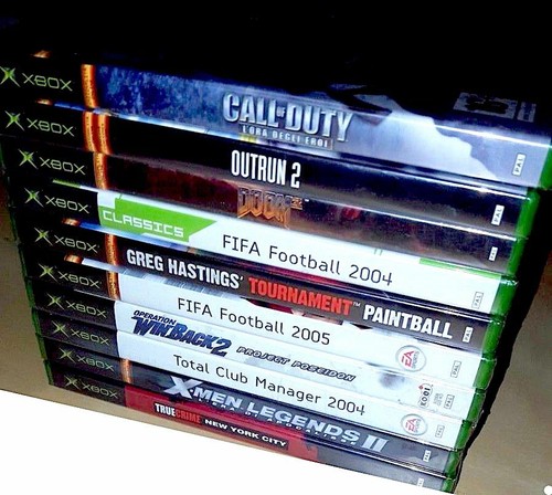Lot Stock 10 Jeux Xbox Incl Call Of Duty + Doom + Outrun + Opération ...