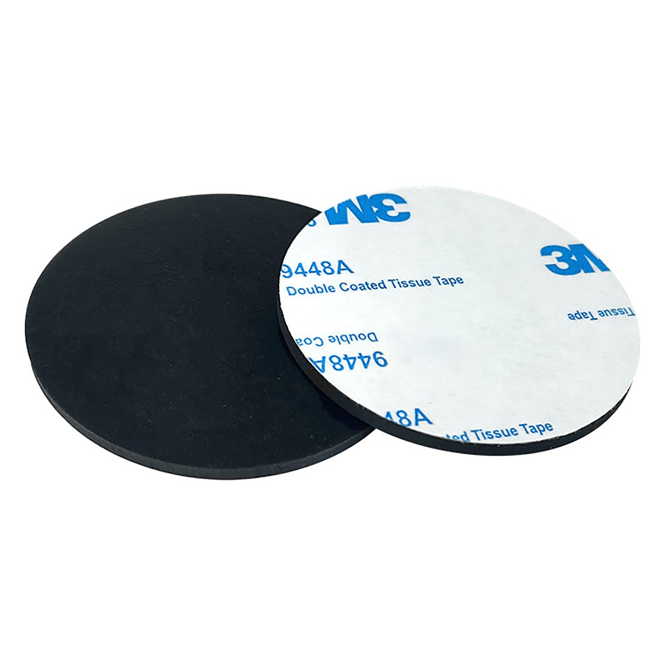 10Pcs Rubber Solid Discs Self Adhesive Round Pad Sealing Cushioning Dia ...
