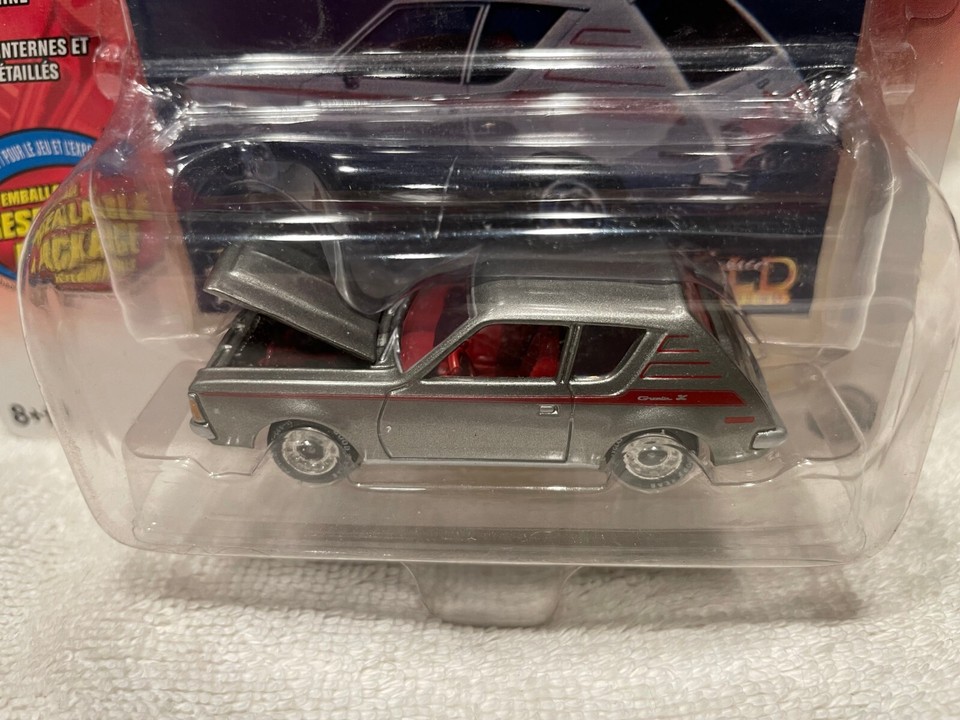 1/64 J.L 72 AMC GREMLIN X/SILVER-RED ACCENTS/RED INT/343 V8/AMC ROAD ...