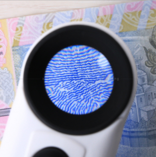 LED Light 40X Hand held Magnifying Optical Glass Lens Magnification ...