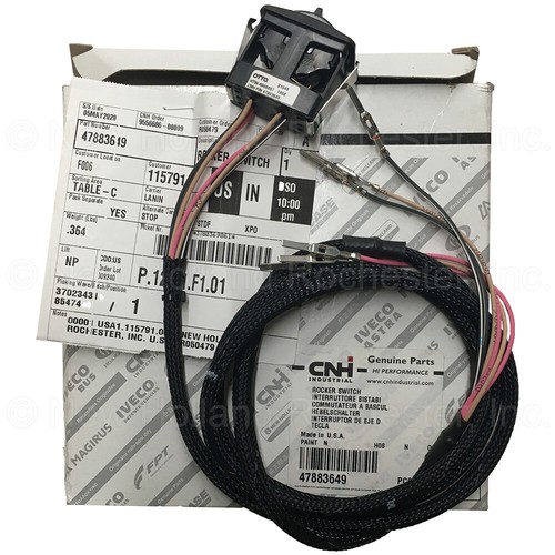 New Holland Rocker Switch Part # 47883649 | eBay