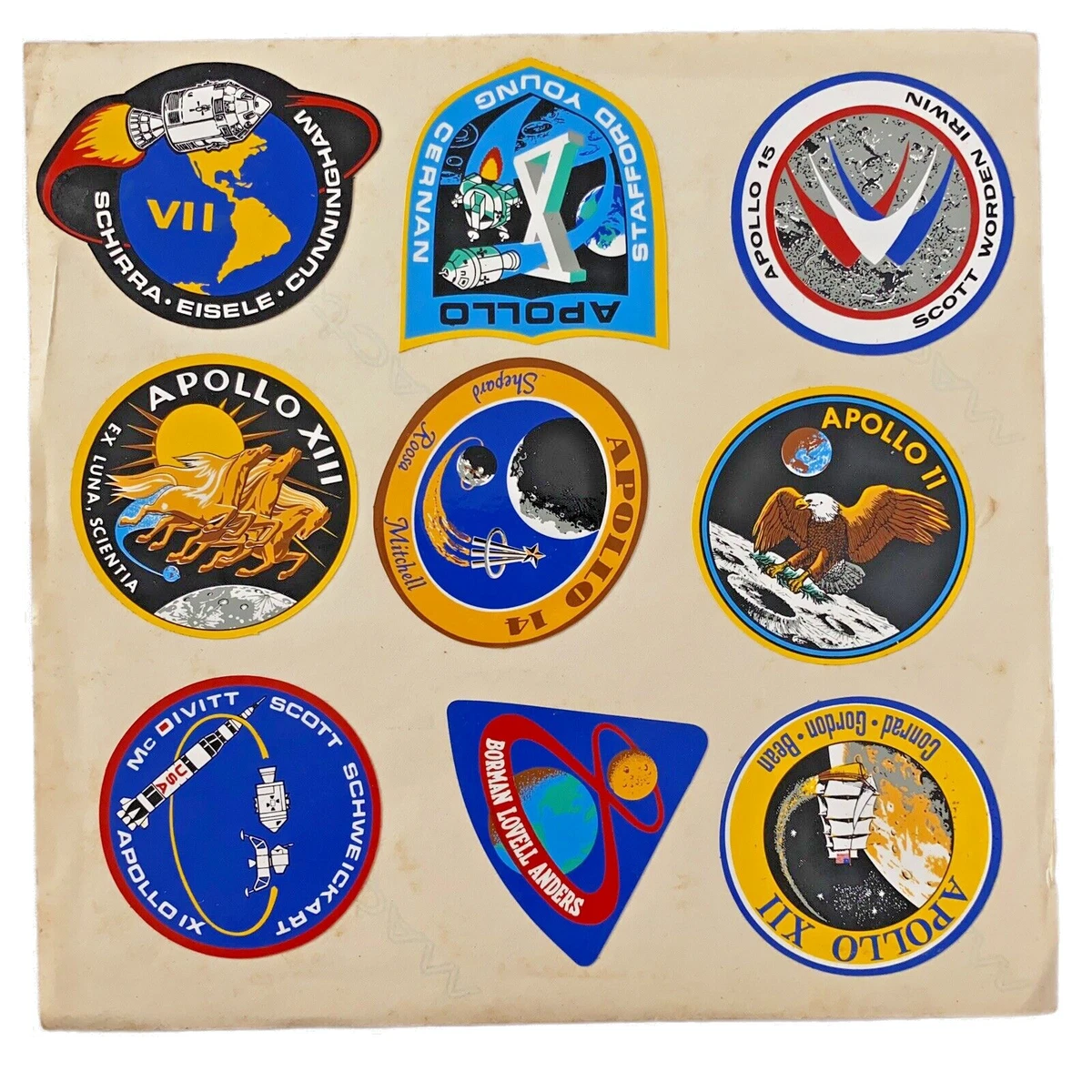 Nasa Apollo Stickers
