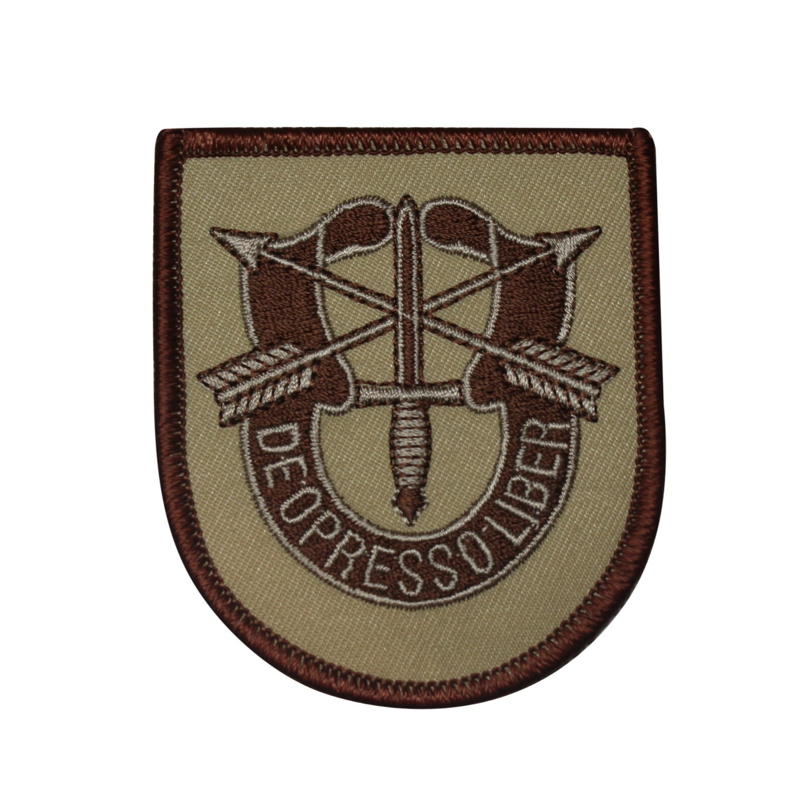 US Army Special Forces DE Oppresso Liber Embroidered iron On Patch ...