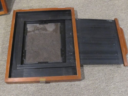 Rare LEVY Process 11x14 large format wooden camera with Every Back ...