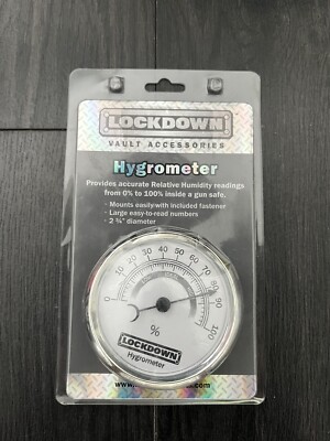 Lockdown 222111 Firearm Gun Vault/Safe Humidity Monitor Hygrometer | eBay