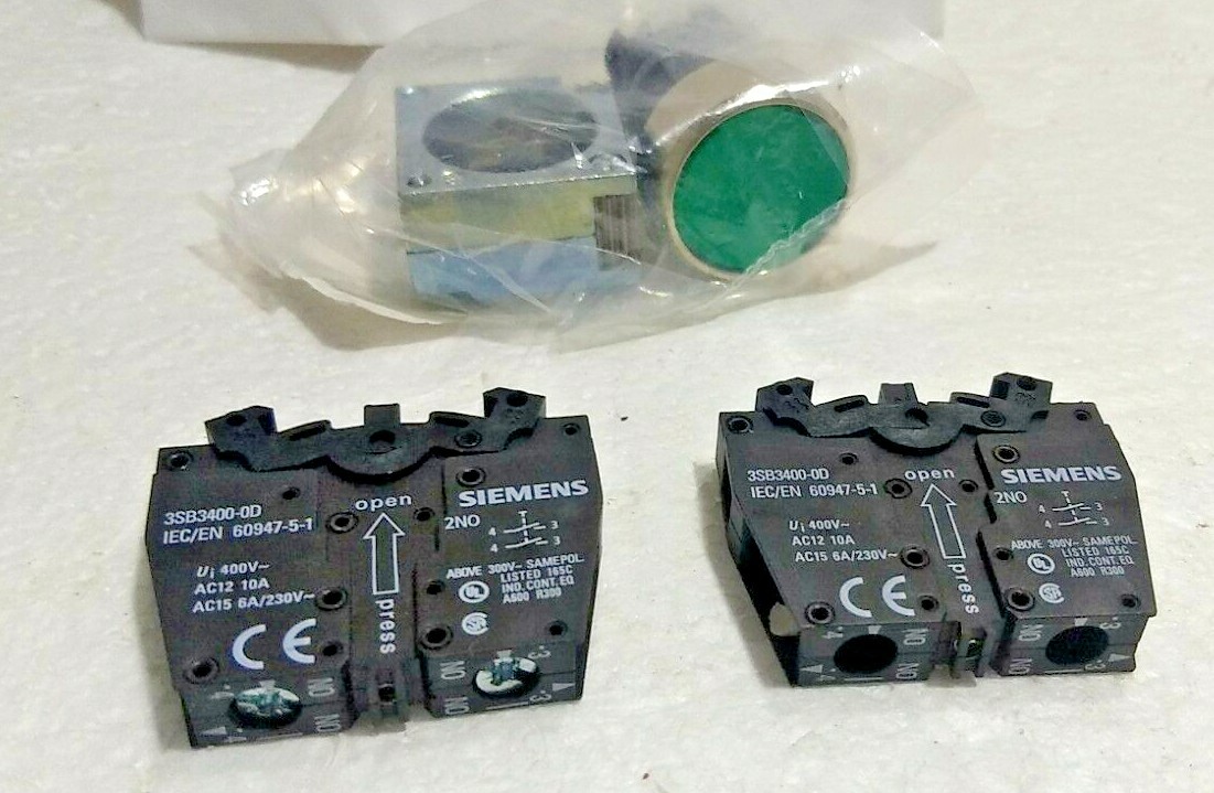 Quincy Air Compressor Push Button, Start button for QSI-500 - Siemens ...