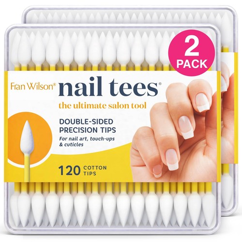 Fran Wilson NAIL TEES COTTON TIPS 120 Count 2 PACK - The Ultimate Nail ...