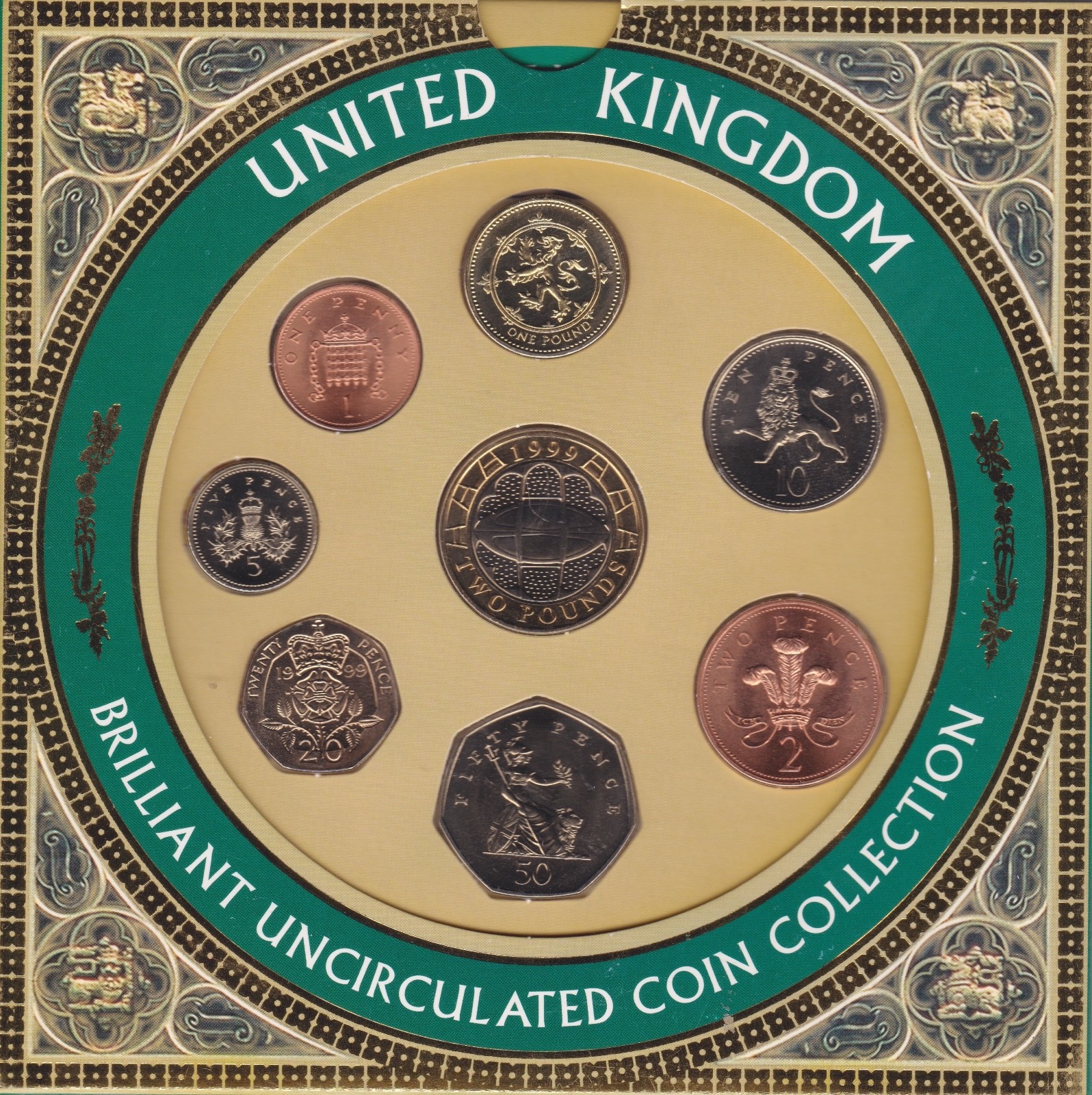1982 - 2008 Brilliant Uncirculated Coin Year Sets BU British Pack set ...