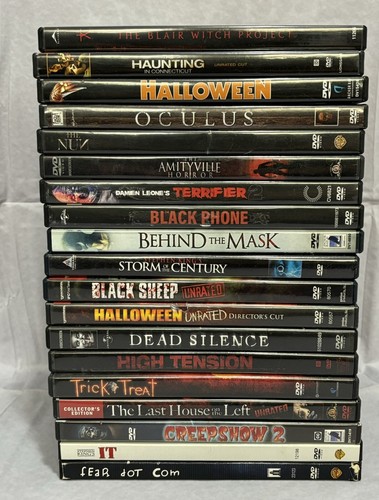 HORROR DVD Collection Spooky Halloween Stephen King Trick 'r Treat ...